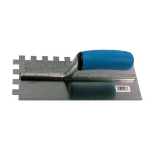 TROWEL NOTCHED 11IN X 4½IN (½IN X ½IN SQ NOTCH) BLUE HANDLE - flipex.ca